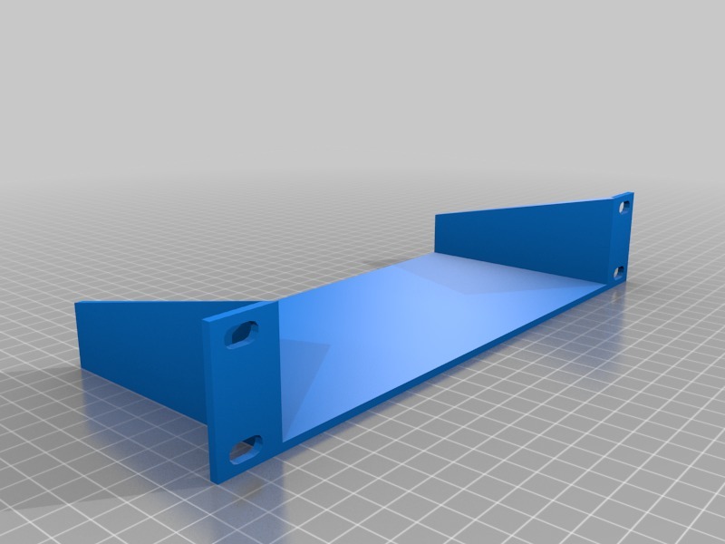 Free 3D file Shelf Rack 10 inch 1U 🔧 ・3D print model to download・Cults