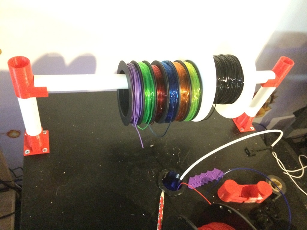 🪢 PVC Filament Rack・Free 3D File for ・Cults