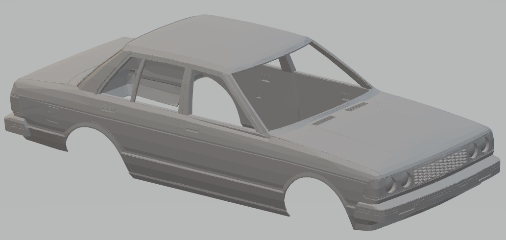 🚗 Nissan Bluebird Printable Body Car・ STL File for ・Cults