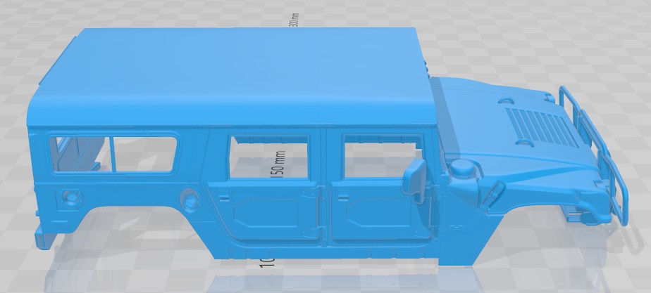 3D file Hummer H1 Wagon Printable Body Car 🚗 ・3D print design to ...