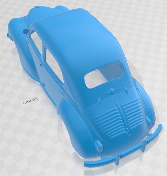 3D file Renault 4CV 1955 Printable Body Car 🚗 ・3D printing model to ...