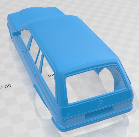 3D file Mercedes Benz W123 1975 Printable Body Car 🚗 ・Model to download ...