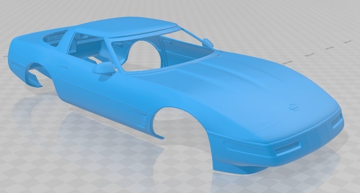 🚙 Chevrolet Corvette 1996 Printable Body Car・Free STL File for ・Cults