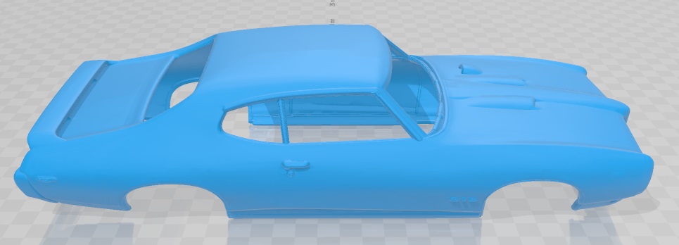 🧑‍⚖️ Pontiac GTO Judge 1969 Printable Body Car・ 3D File for ・Cults