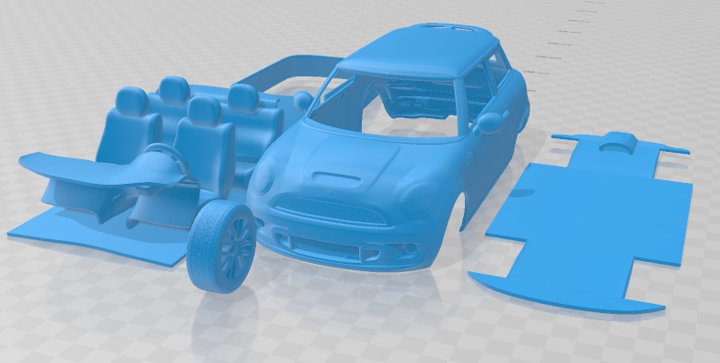 3D file Mini John Cooper Works 2011 Printable Car 🚗 ・Design to download ...