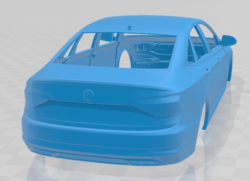 3D file Volkswagen Jetta Premium 2018 Printable Body Car 🚗 ・3D print ...