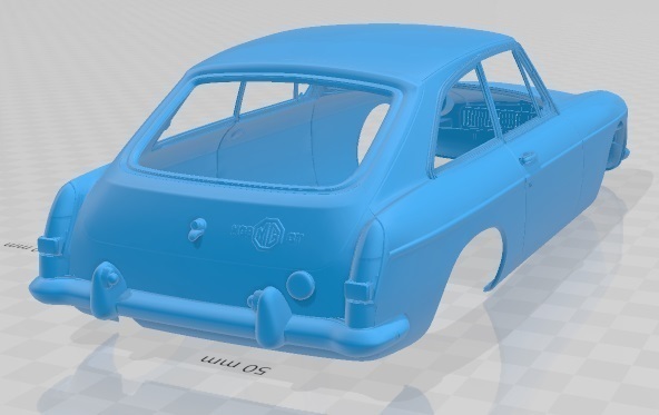 🚗 MG MGB GT 1965 Printable Body Car・ 3D File for ・Cults