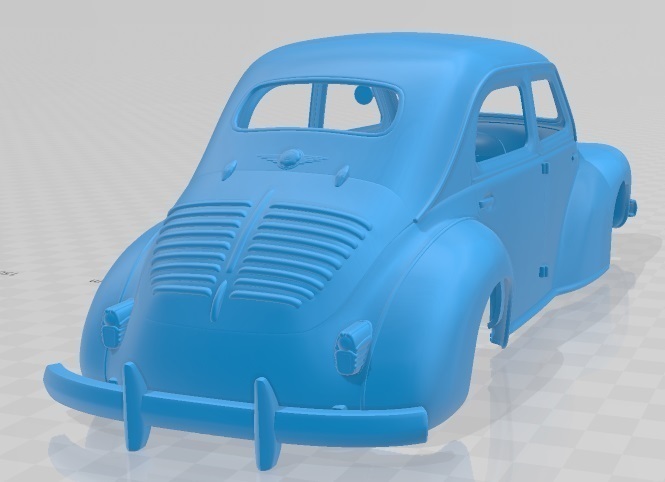 3D file Renault 4CV 1955 Printable Body Car 🚗 ・3D printing model to ...
