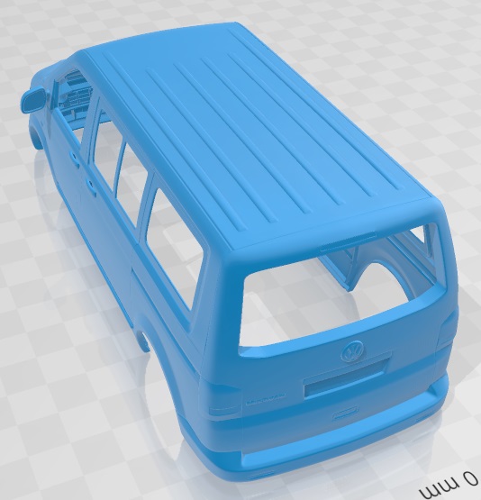 3D file Volkswagen Transporter T5 Caravelle Multivan 2011 Printable ...