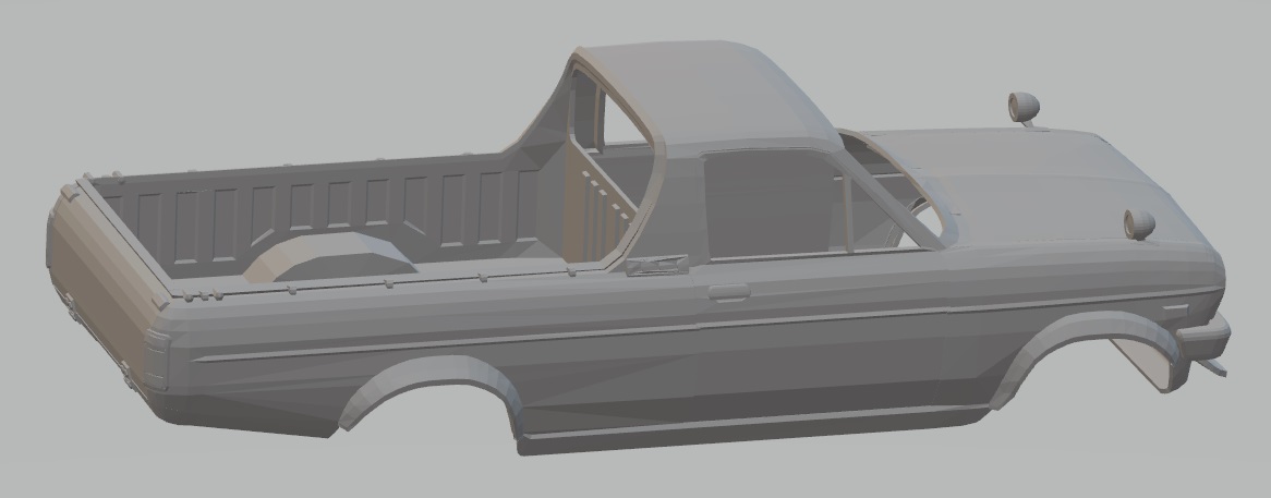 🚚 Nissan GB121 Sunny Printable Body Truck 1971・ STL File for ・Cults