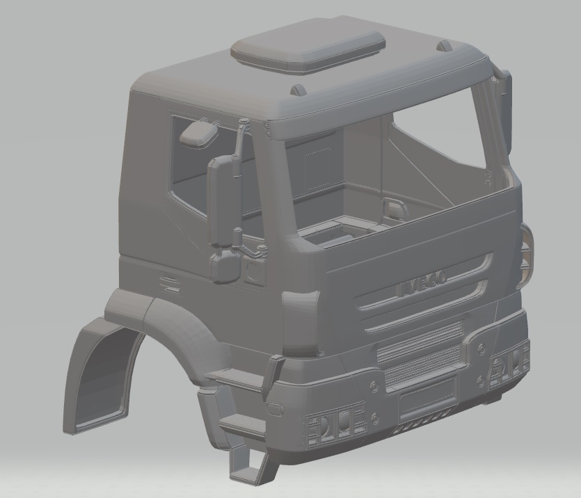 🚚 Iveco EuroStar Printable Cabin Truck・ STL File for ・Cults