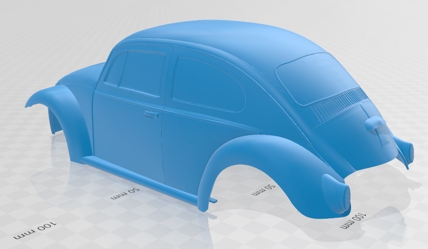 🚗 Volkswagen Baja Bug Printable Body Car・ STL File for ・Cults