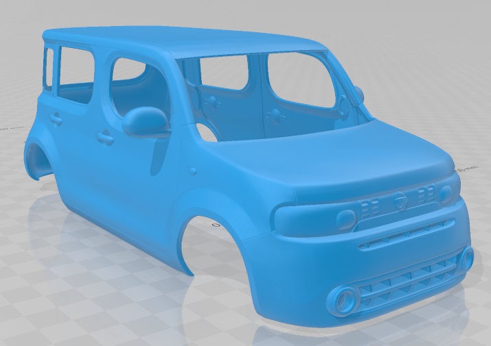 3D file Nissan Cube 2010 Printable Body Car 🚗 ・3D printer model to ...