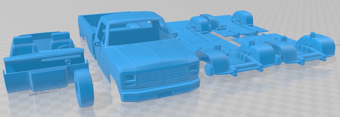 Archivo 3D Ford F 150 Ranger 1980 Printable Car 🚙 ・Modelo de impresora ...