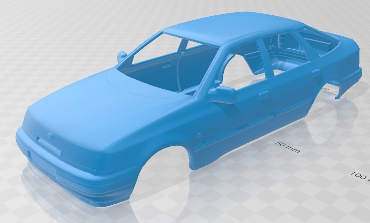 STL file Ford Scorpio 1985 Printable Body Car 🚙 ・3D printable model to ...