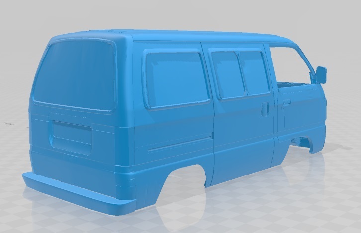 🚐 Suzuki Carry Printable Body Van・ STL File for ・Cults