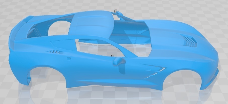 🚗 Corvette C7 Printable Body Car・ 3D File for ・Cults