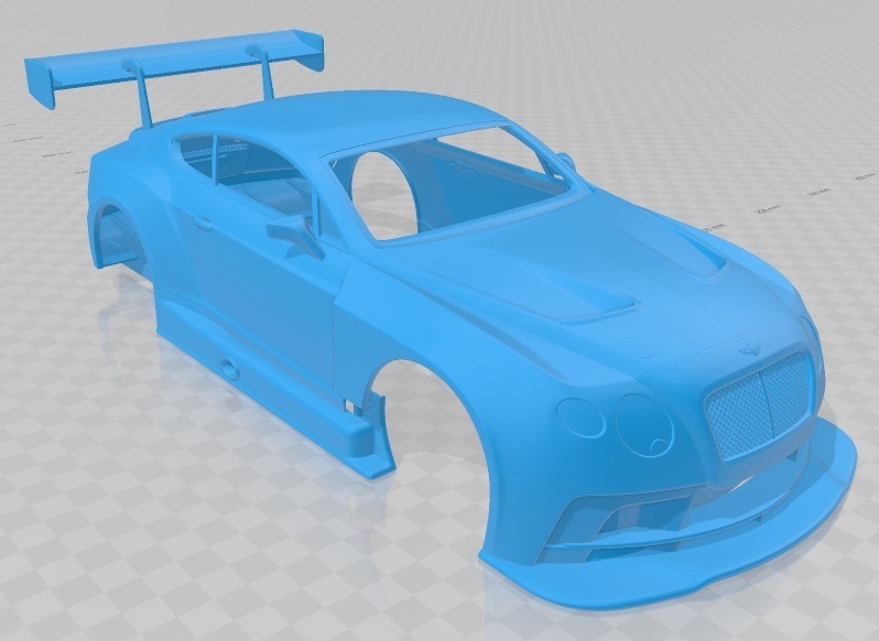 STL file Bentley Continental GT3 2014 Printable Body Car 🚗 ・3D print ...