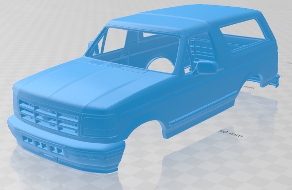 🚗 Bronco 1992 Printable Body Car・ 3D File for ・Cults