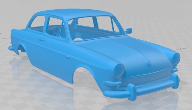 Archivo 3D Volkswagen 1500 Notchback 1961 Printable Body Car 🚗 ・Plan ...