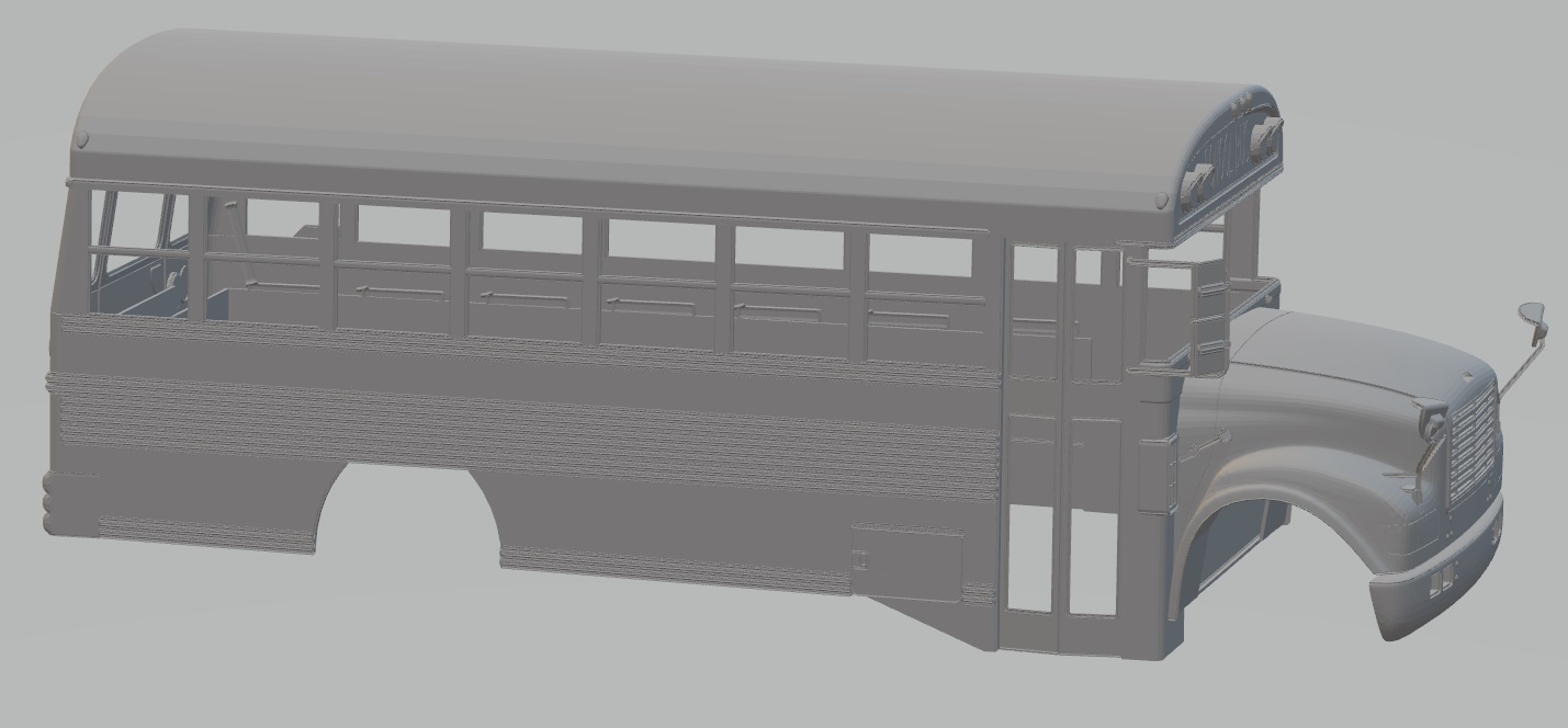 🏫 School Bus Printable・ STL File for ・Cults