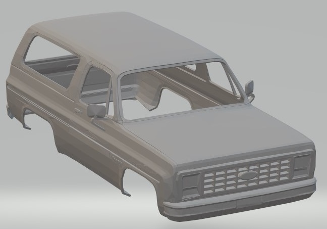 STL file Printable Bronco Body Car 🚗 ・Model to download and 3D print・Cults