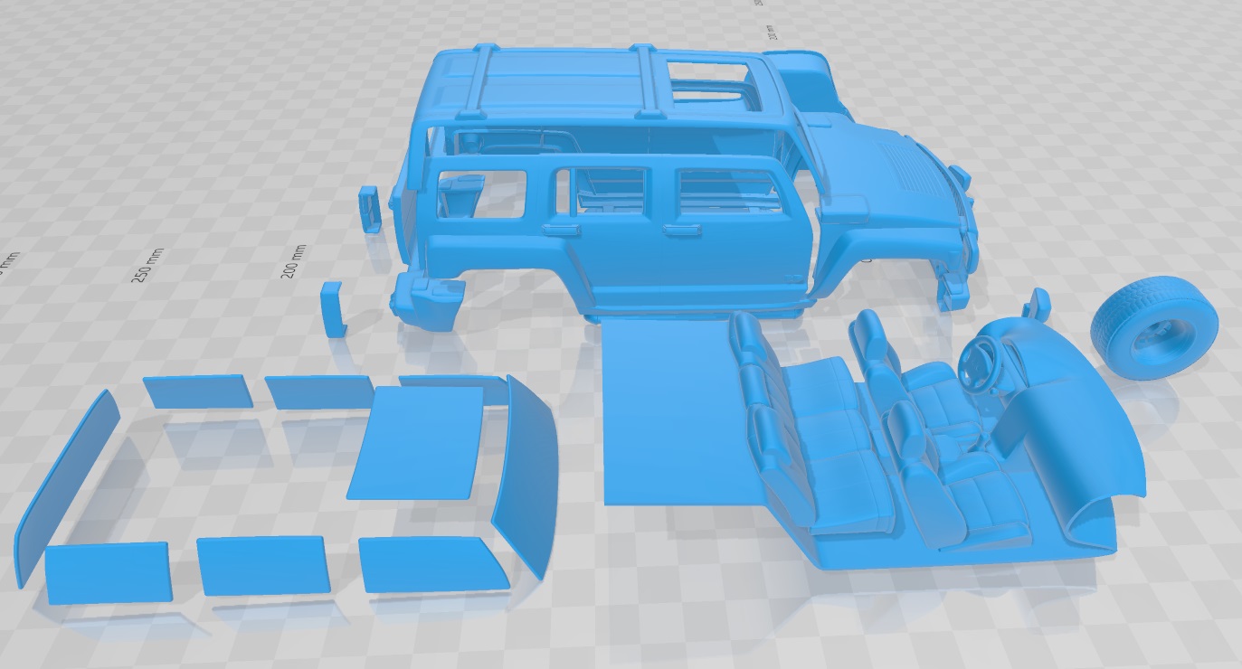 🚗 Hummer H3 2010 Printable Car・ 3D File for ・Cults