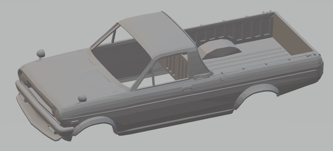 🚚 Nissan GB121 Sunny Printable Body Truck 1971・ STL File for ・Cults
