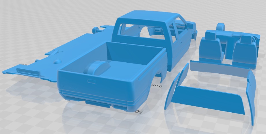 3D file Holden Rodeo Space Cab 1997 Printable Car 🛰 ・3D printing design ...