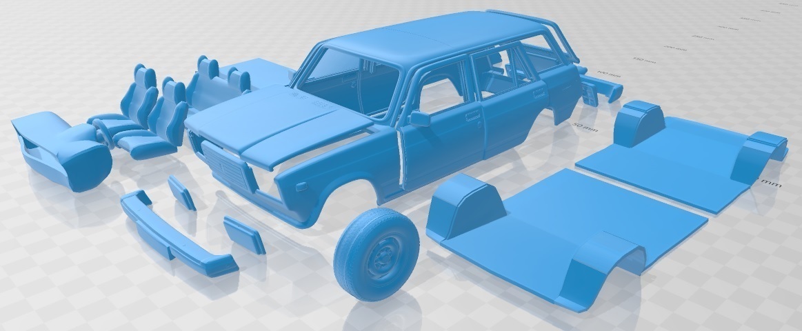 3D file VAZ Lada Zhiguli 21041 - 2006 Printable Car 🚗 ・3D print object ...