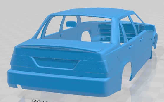 3D file Volvo 850 Sedan 1992 Printable Body Car 🚗・Model to download and ...