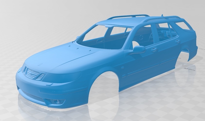 STL file Saab 9-5 Wagon Aero 2005 Printable Body Car 🚗 ・3D printer ...