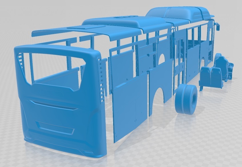 🚌 Scania Interlink Bus 2015 Printable・ 3D File for ・Cults