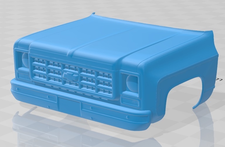 🚙 Chevrolet K30 Crew Cab 1979 Printable Body Car・ STL File for ・Cults