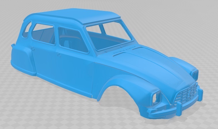 Archivo 3D Citroen Dyane 6 Printable Body Car 🚗 ・Modelo de impresión 3D ...