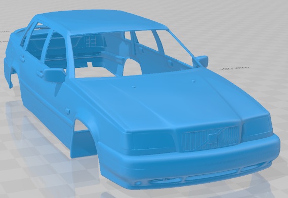 3D file Volvo 850 Sedan 1992 Printable Body Car 🚗・Model to download and ...
