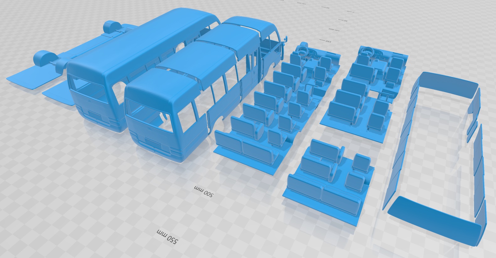 🚗 Toyota Coaster Bus 2014 Printable・ 3D File for ・Cults