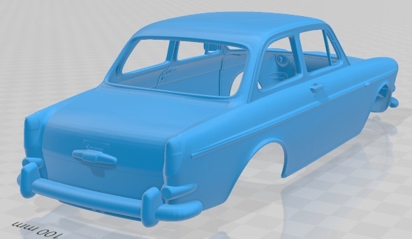 Archivo 3D Volkswagen 1500 Notchback 1961 Printable Body Car 🚗 ・Plan ...