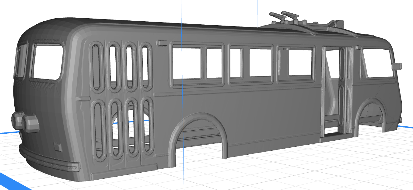 🐚 Trolebus Bilbao body shell・ STL File for ・Cults