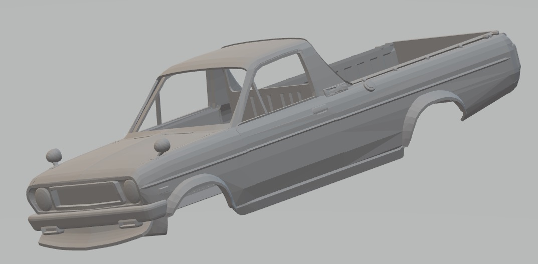 🚚 Nissan GB121 Sunny Printable Body Truck 1971・ STL File for ・Cults
