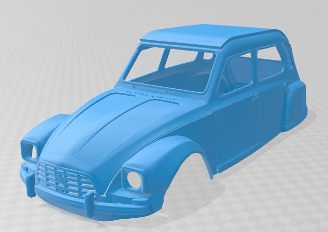 Archivo 3D Citroen Dyane 6 Printable Body Car 🚗 ・Modelo de impresión 3D ...