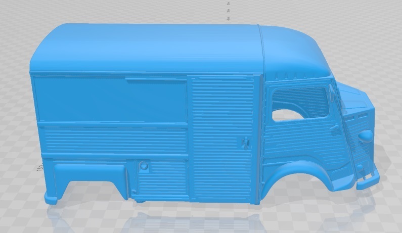 STL file Citroen H 1980 Printable Body Van 🚗 ・Template to download and ...