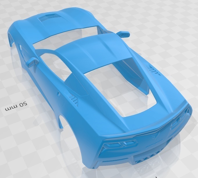 🚗 Corvette C7 Printable Body Car・ 3D File for ・Cults