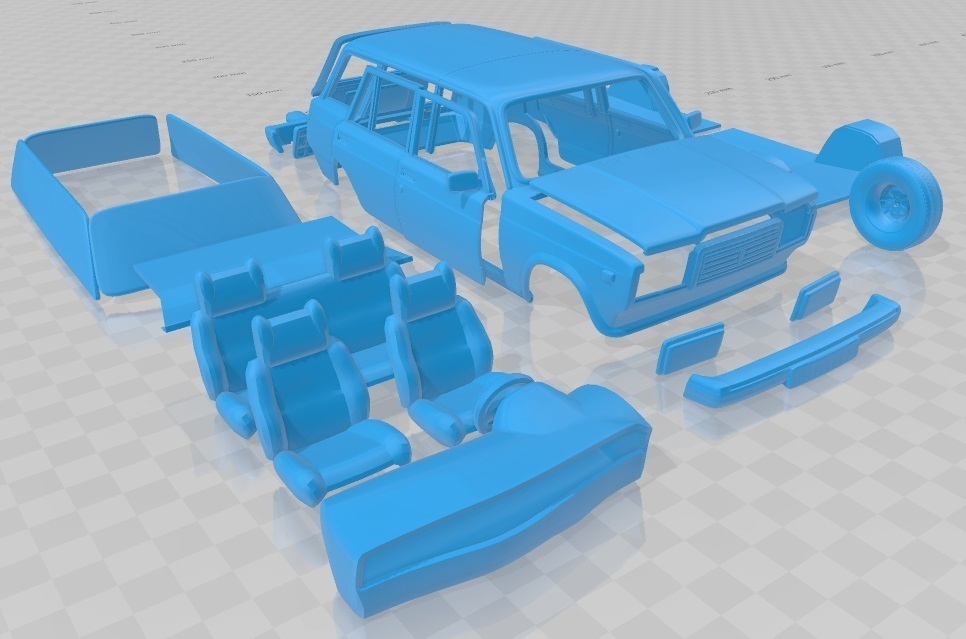 3D file VAZ Lada Zhiguli 21041 - 2006 Printable Car 🚗 ・3D print object ...