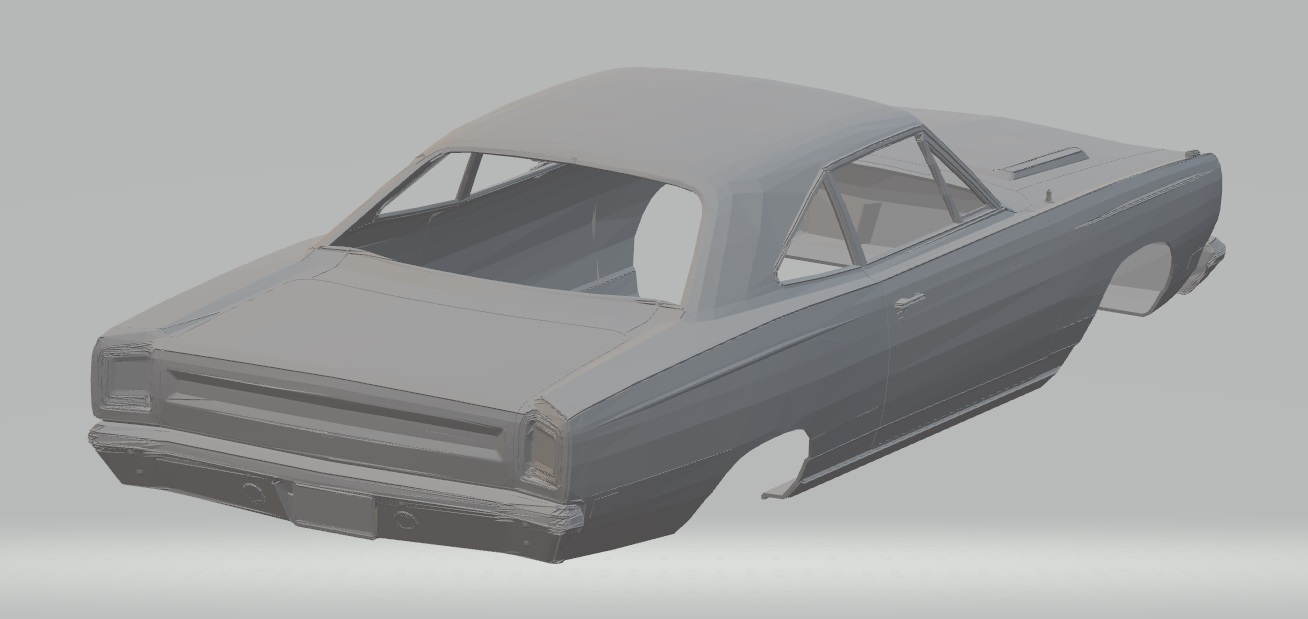 🚗 Plymouth Roadrunner Printable Body Car・ STL File for ・Cults