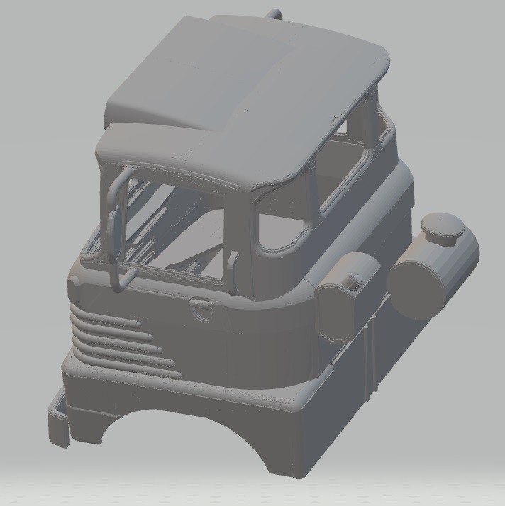 Fichier STL Scammell Trunker 1960s Cabine imprimable 📻 ・Design pour ...