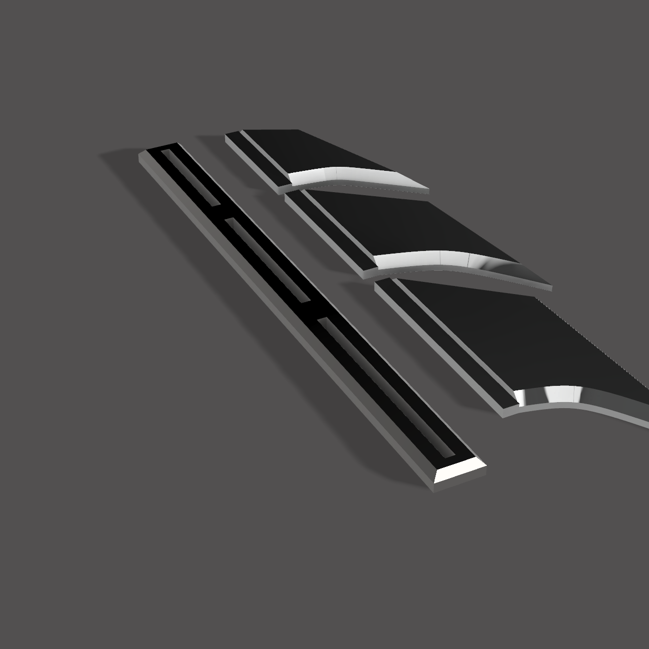 🎭 BATMAN FINS (BLADES)・ STL File for ・Cults