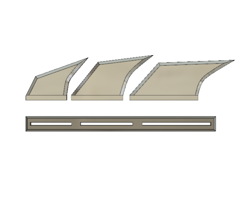 🎭 BATMAN FINS (BLADES)・ STL File for ・Cults