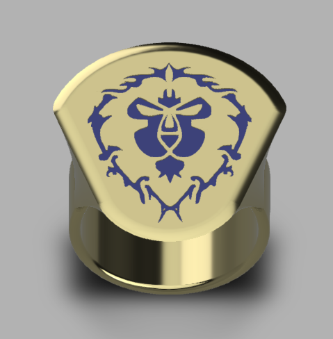 Free STL file WOW Alliance and Horde Rings 💍 ・3D printable model to ...