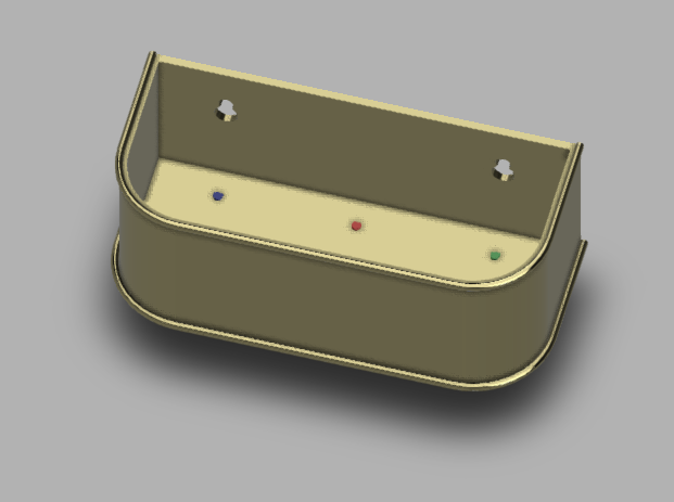 Free STL file Wall Mounted Key and Mail Holder 🔑 ・3D printing idea to ...